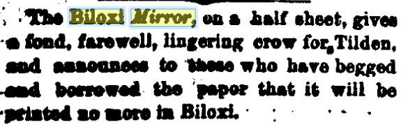 Newspapers | Biloxi Historical Society